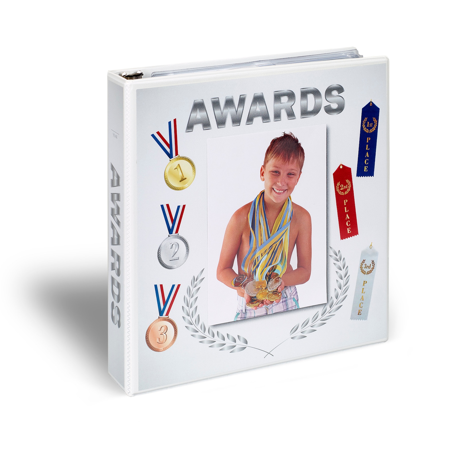 Award Ribbon Display Storage Holder Organizer Binder Generic Any Sport ...