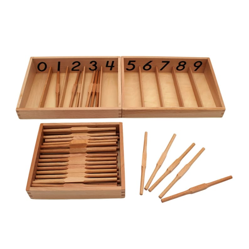 Spindle Box With 45 Spindles - Etsy