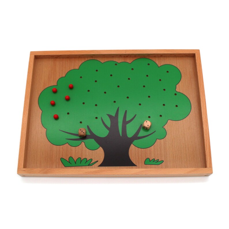 Montessori Math Apple Tree Apple Counting Game - Etsy