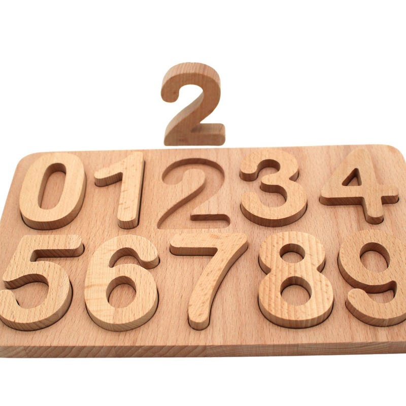 Wooden Numbers - Etsy
