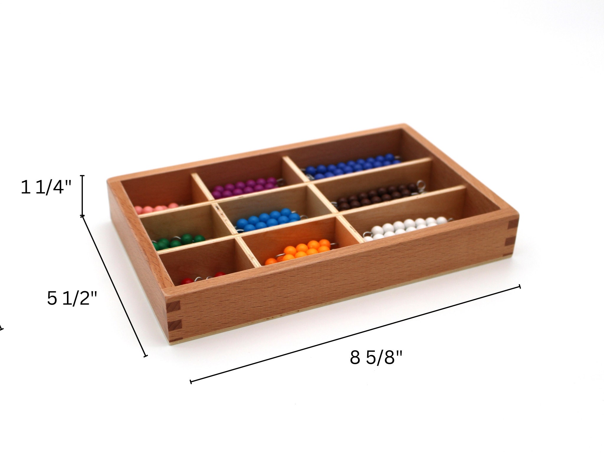 Montessori Checker Board Beads Early Development Mathematics Material ...