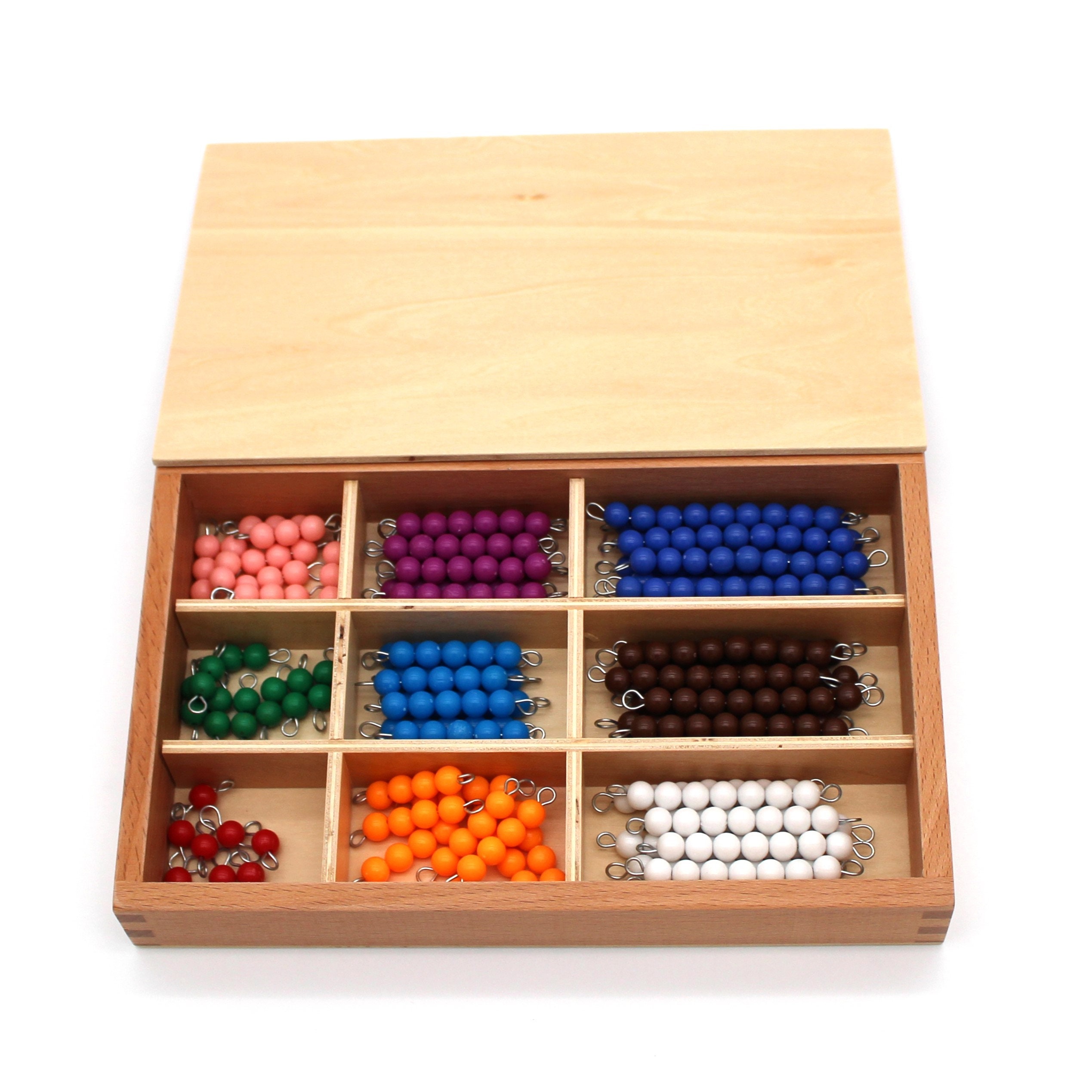 Montessori Checker Board Beads Early Development Mathematics Material ...