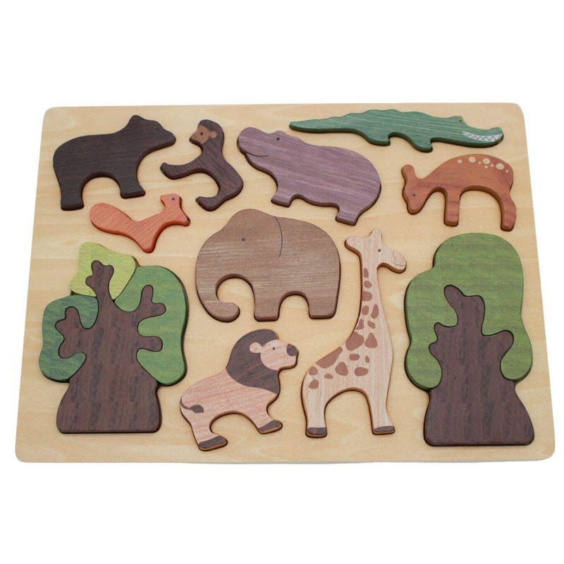 Animal Puzzle - Etsy