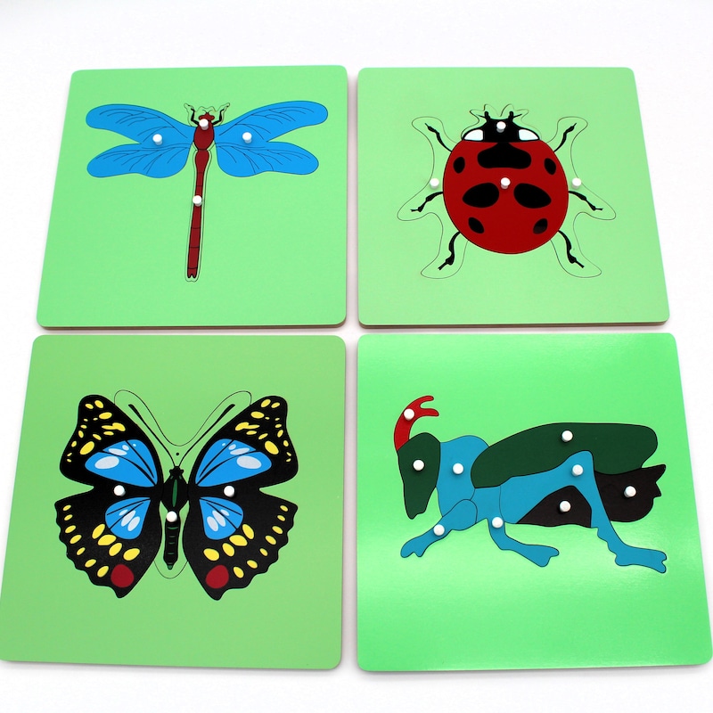 Wooden Bug Puzzles - Etsy