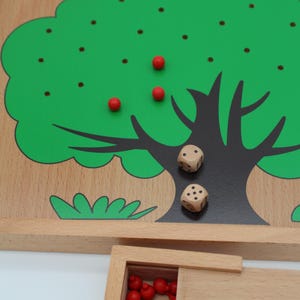 Montessori Math Apple Tree Apple Counting Game - Etsy