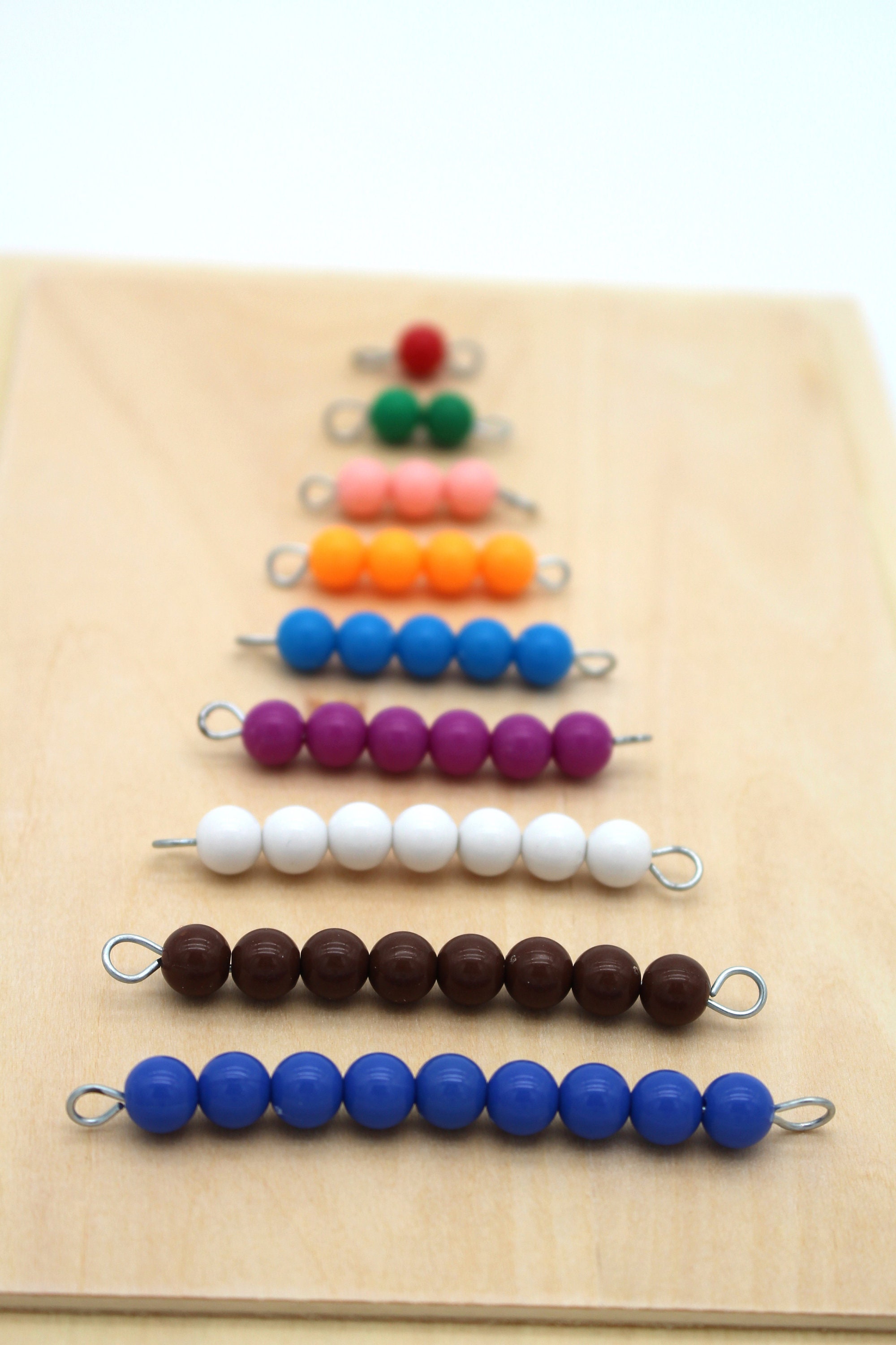 Montessori Checker Board Beads Early Development Mathematics Material ...