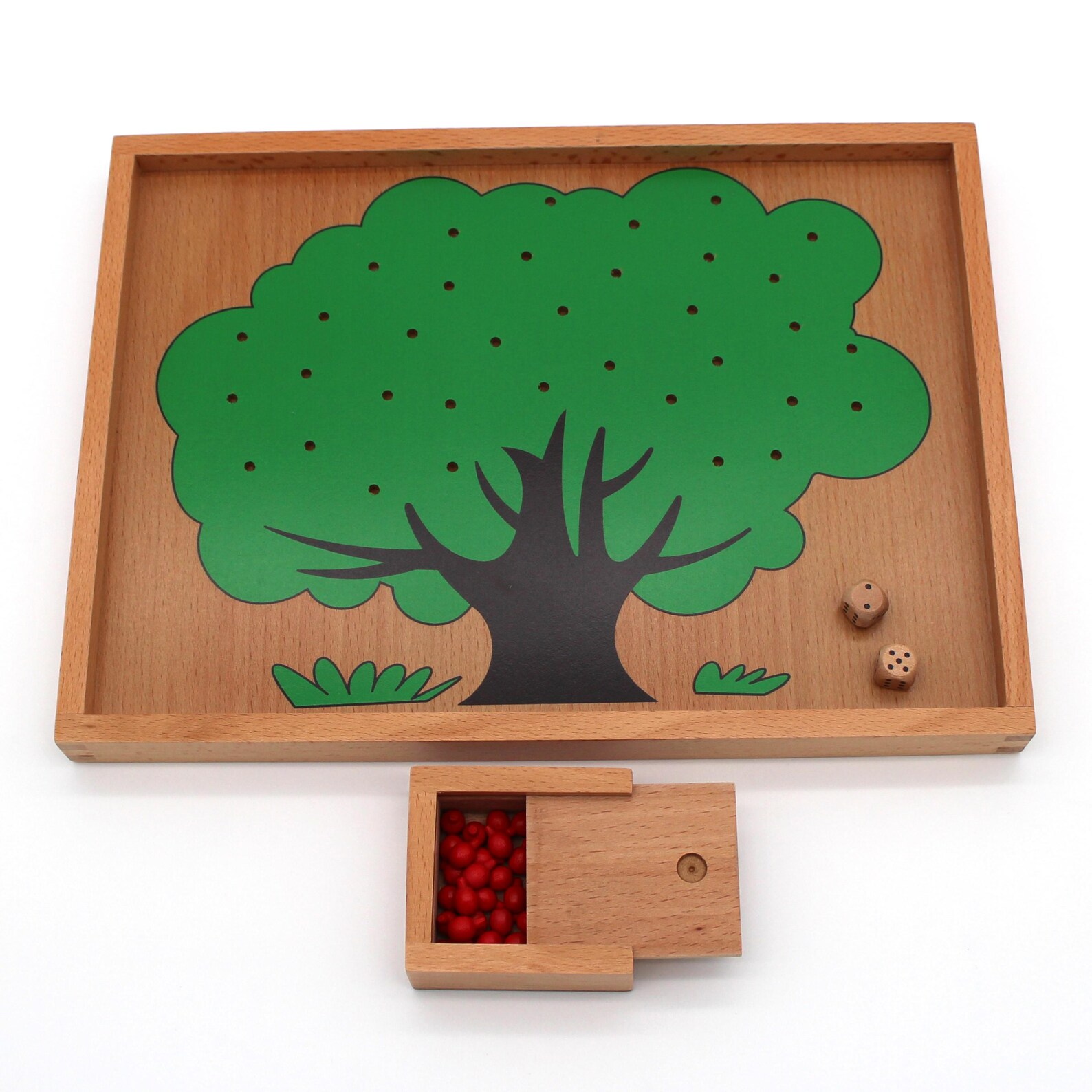 Montessori Math Apple Tree Apple Counting Game - Etsy