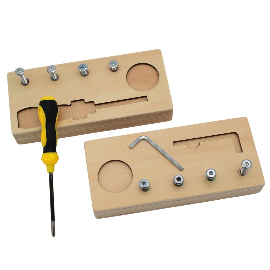 Montessori Practical Life Phillips/allen Screwdriver Set Activities ...