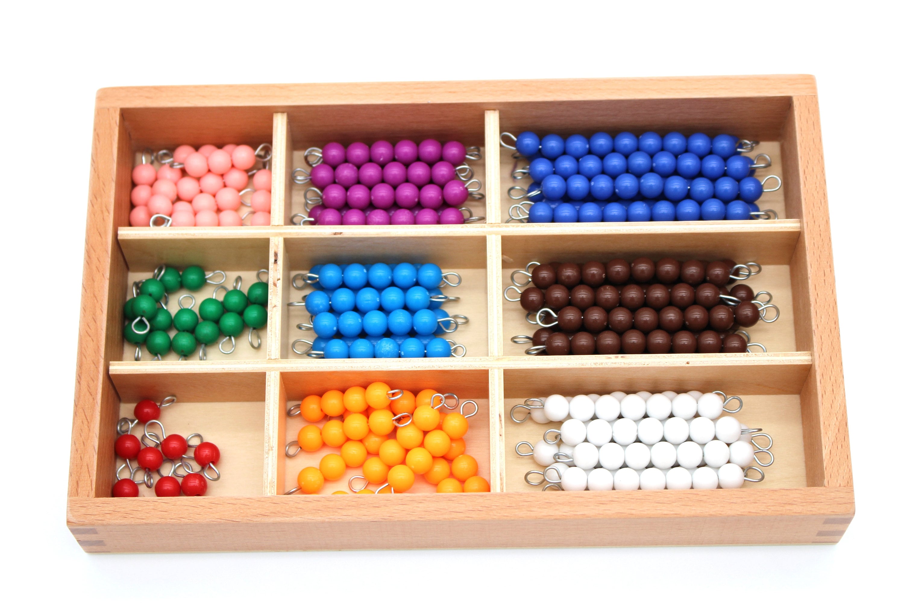 Montessori Checker Board Beads Early Development Mathematics Material ...