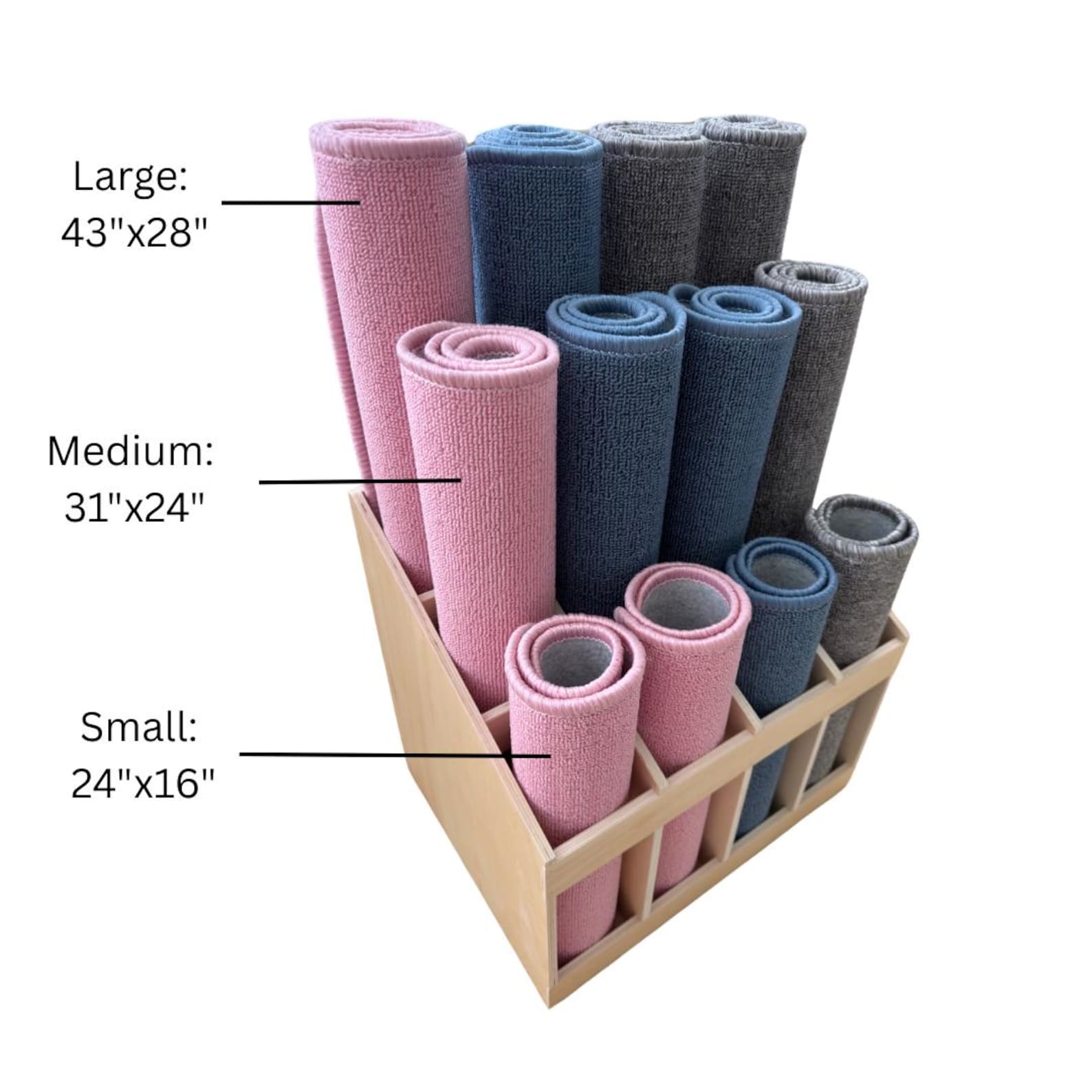 Montessori School Furniture Working Rug Stand Carpet Play Mat Storage ...
