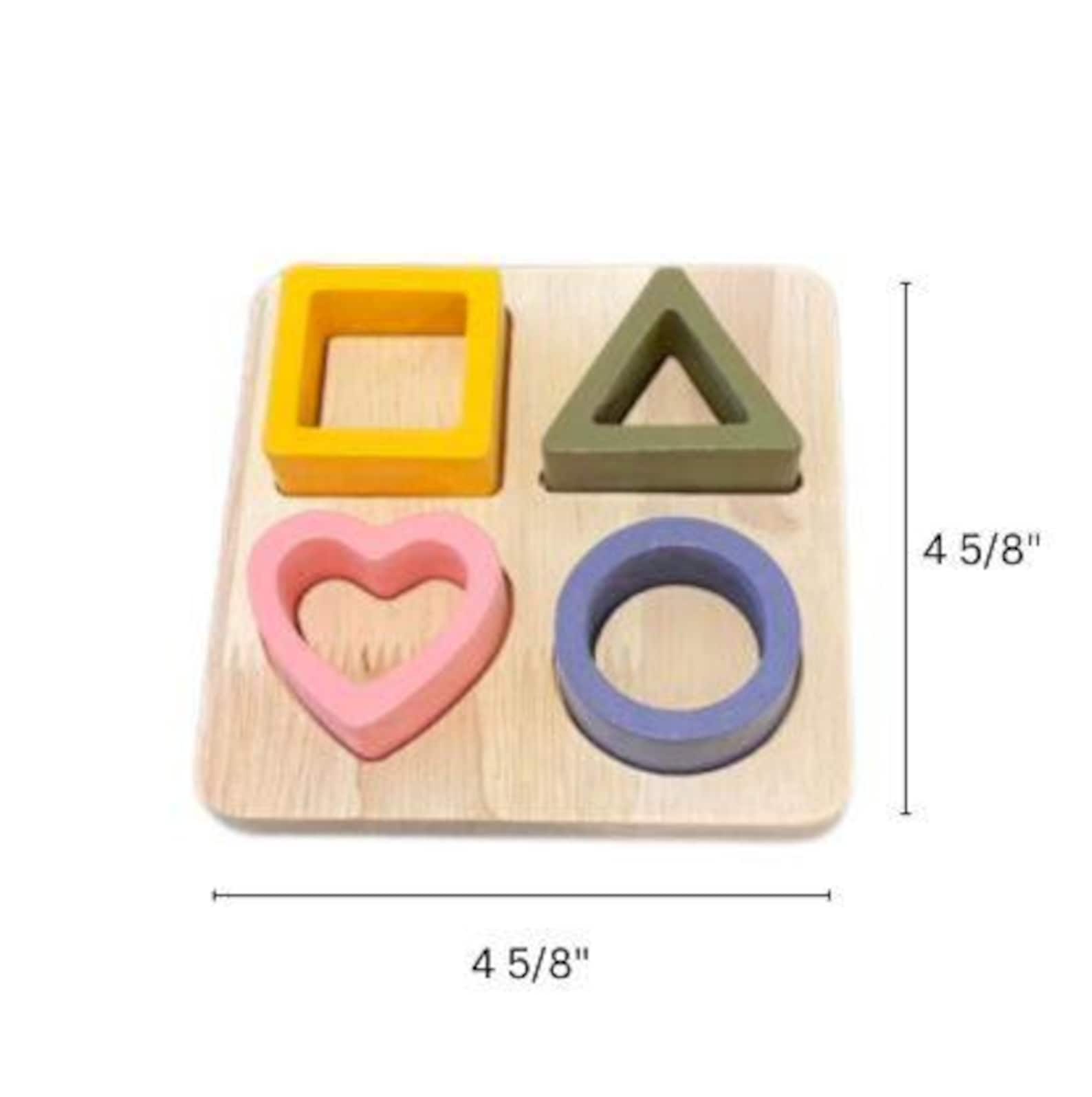 3D Geometric Basic Shape Puzzle Educational Toys Daycare Homeschool - Etsy