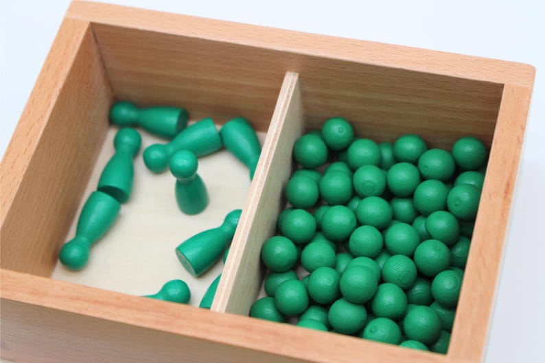 Montessori Multiplication Bead Board Division Bead Board Math Materials ...