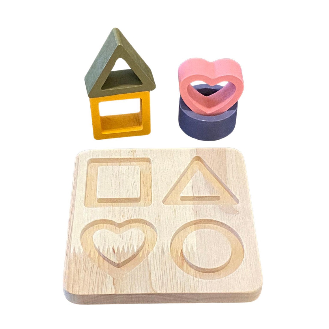 3D Geometric Basic Shape Puzzle Educational Toys Daycare Homeschool - Etsy