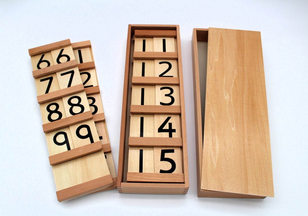 Montessori Mathematics Materials Teen and Ten Boards Set Homeschool ...