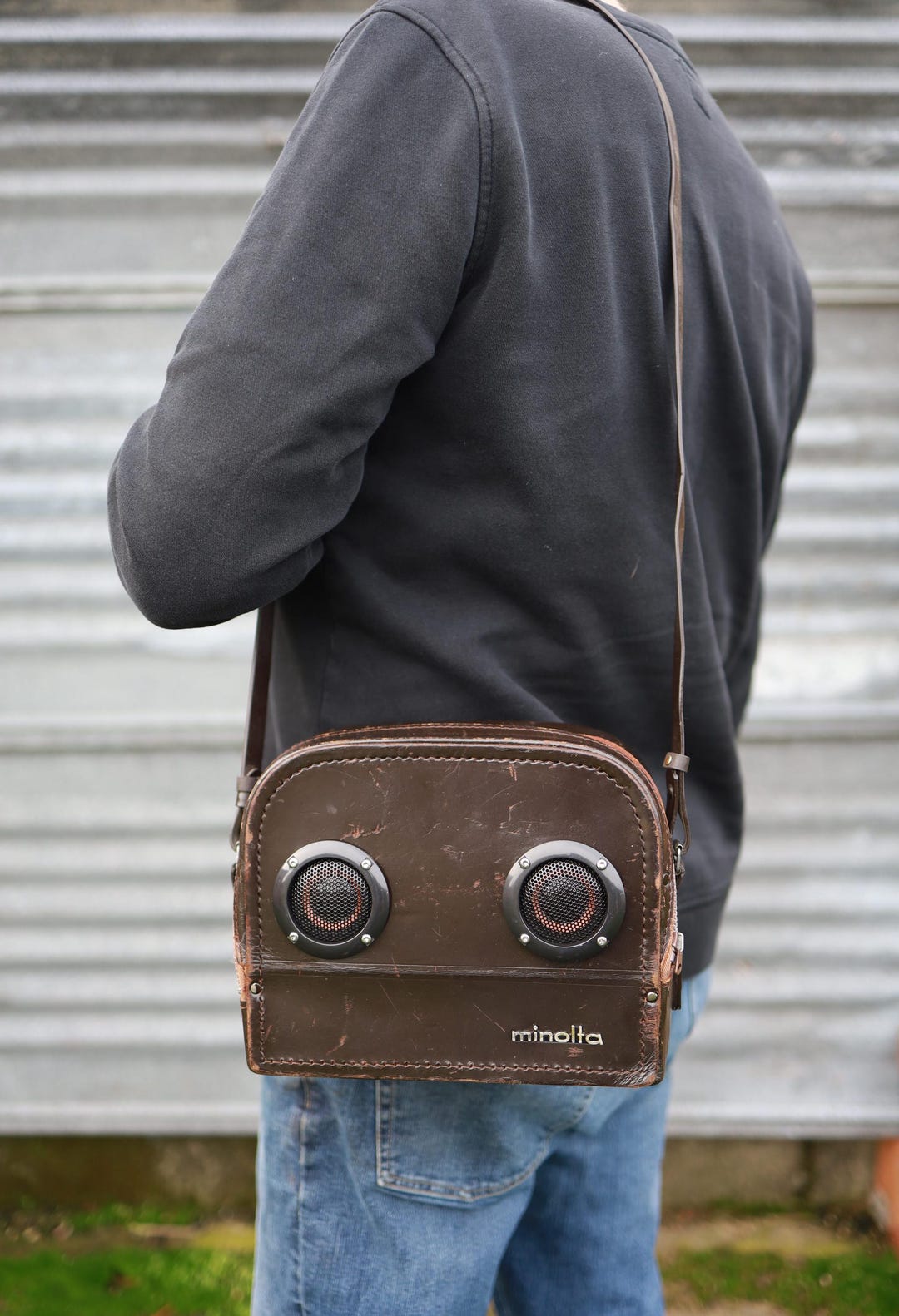 Vintage Minolta Camera Case Bluetooth Speaker, Custom, Portable Speaker ...
