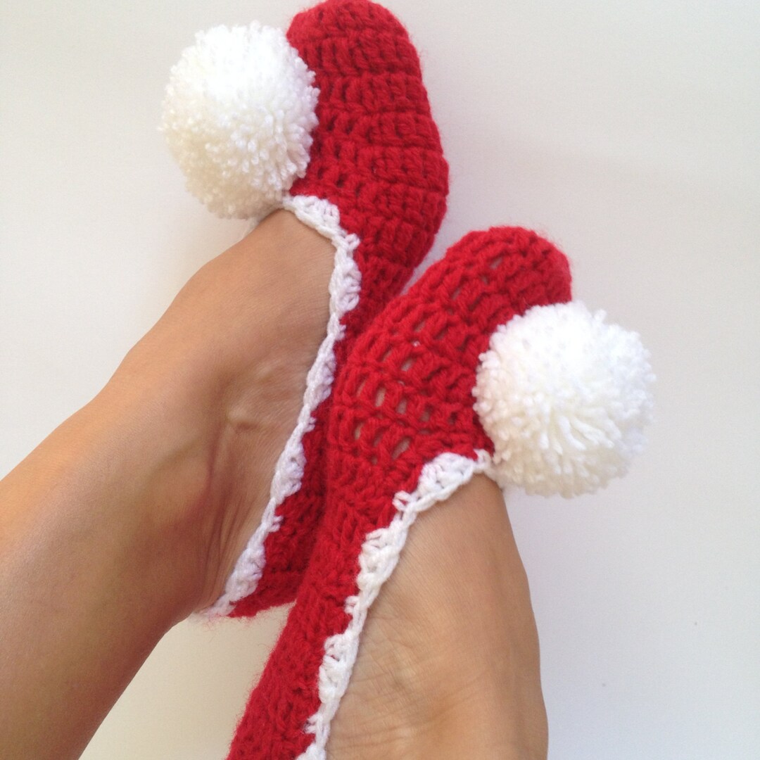 Crochet Slippers,handmade Slippers,crochet Women Slippers,cozy Slippers ...