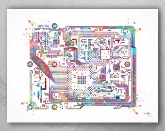 Circuit Board Art | Etsy