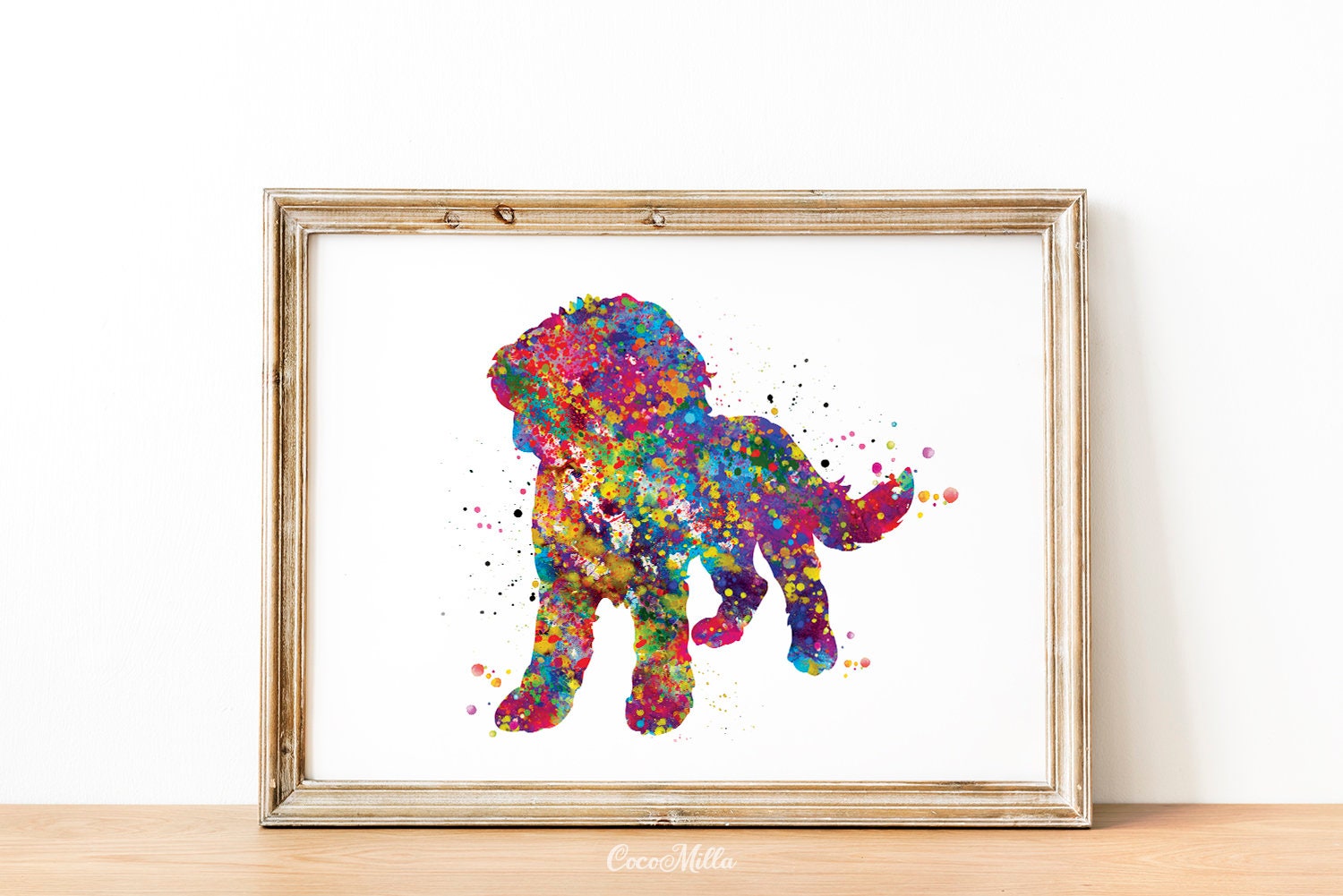 Cavapoo Dog Watercolor Cavoodle Print Dog Art Custom Dog | Etsy UK