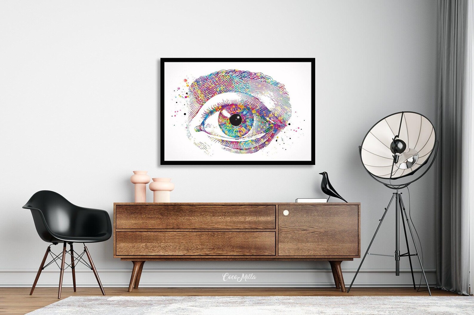 Human Eye Watercolor Print Optometrist Gift Optician Poster Eye Doctor ...
