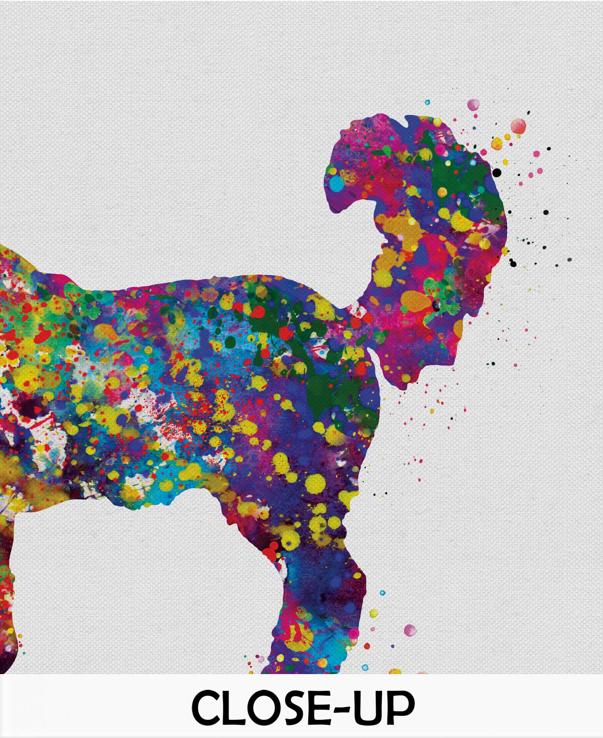 Cockapoo Dog Watercolor Print Dog Art Custom Dog Portrait Pet | Etsy