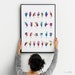 Sign Language Alphabet Watercolor Print American Sign Language Hand ...