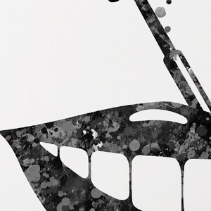 Healthy Smile Watercolor Print Mouth Tooth Anatomical Art - Etsy