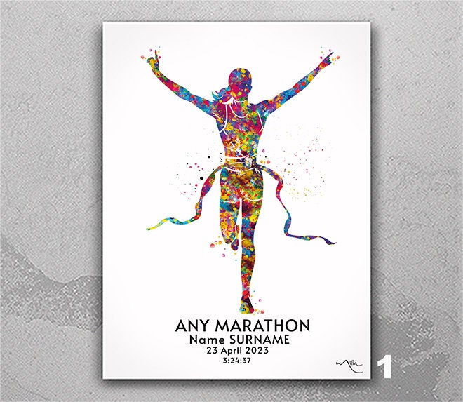 Woman Running Poster - Etsy