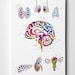 Endocrine Glands Art Watercolor Print Human Anatomy Medical Art Science ...