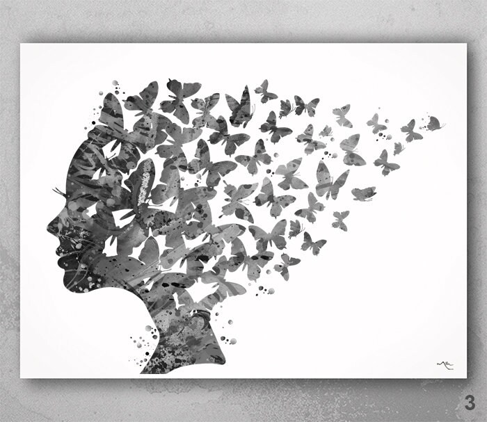 PSI Art Watercolor Print Positive Mind Psychology Clinic - Etsy UK