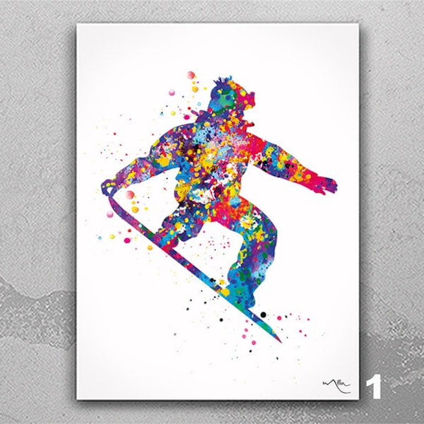 Snowboard Art - Etsy
