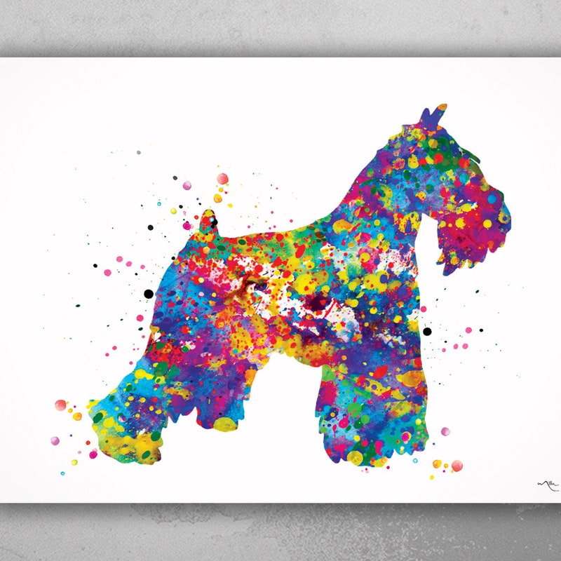 Schnauzer Print - Etsy
