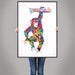 Monkey Hanging Chimp Watercolor Print Chimpanzee Monkey - Etsy