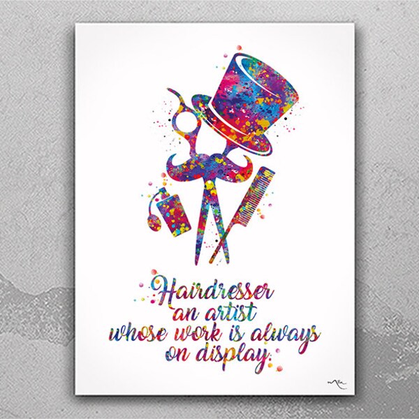 Hairdressing Art - Etsy