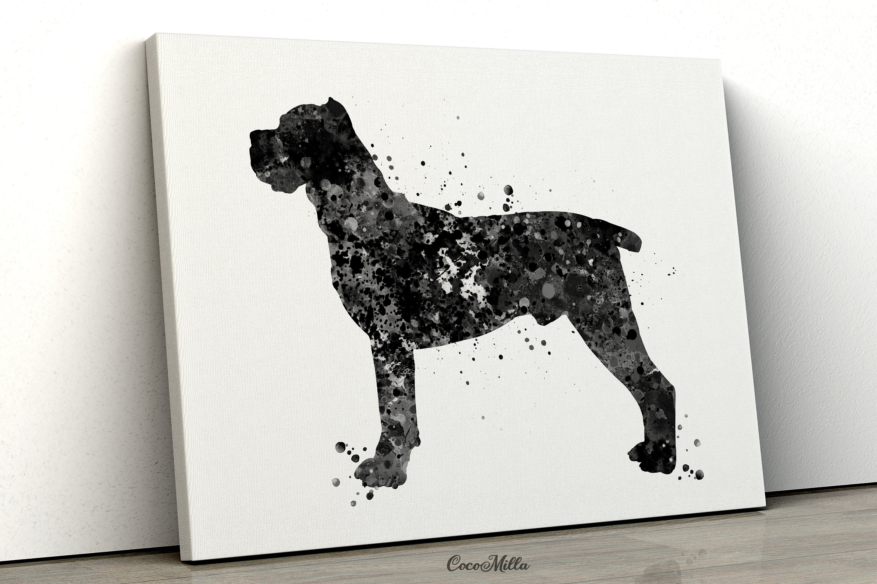 Cane Corso Watercolor Print Cane Corso Art Print Poster Dog | Etsy
