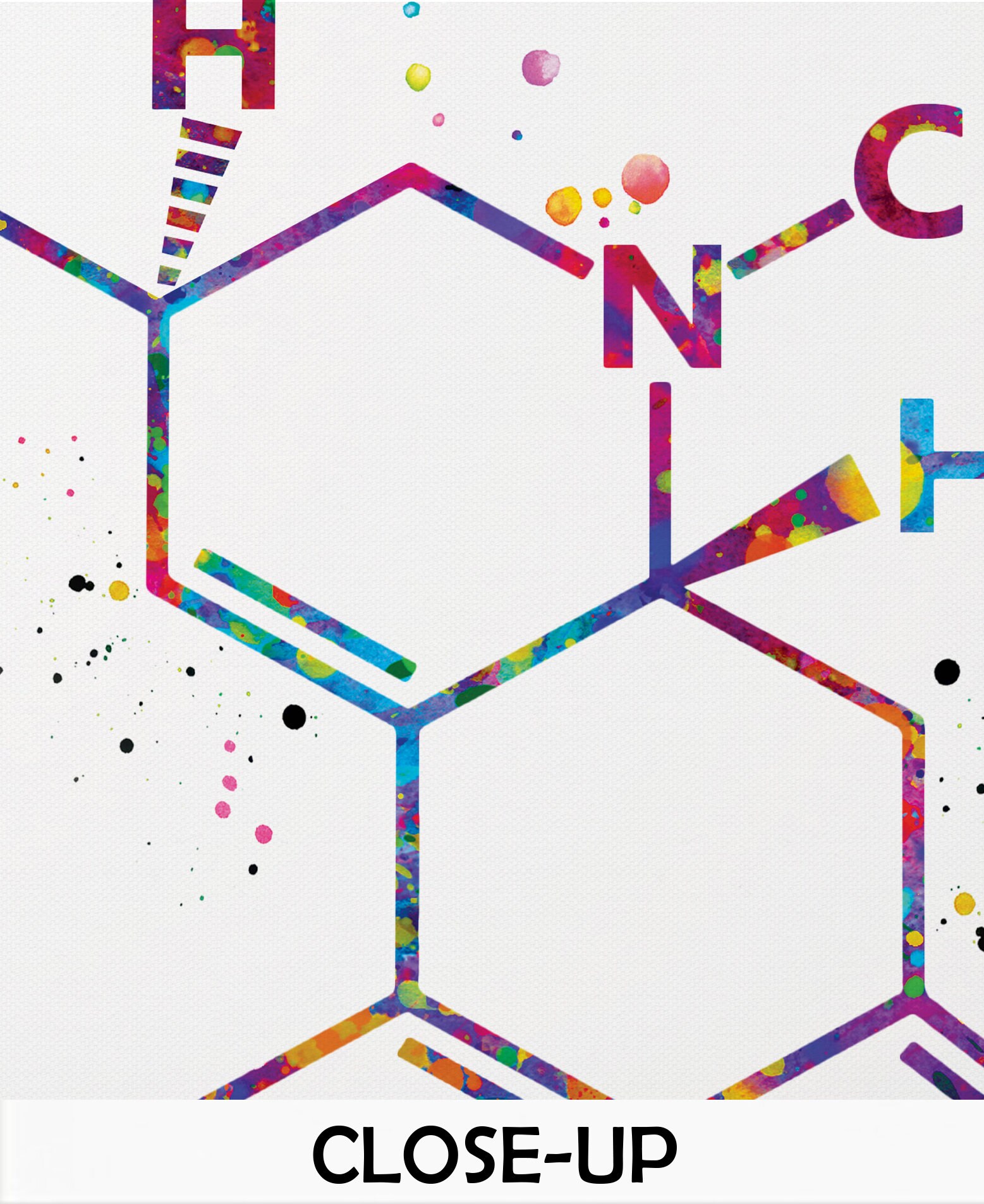 LSD Molecule Watercolor Print Chemical Molecule Symbol Wall - Etsy Israel