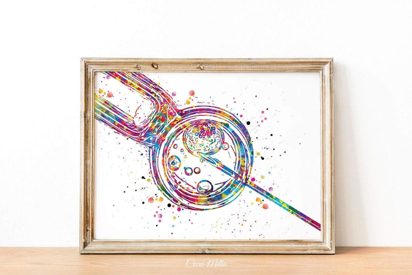 IVF Art Print | Embryo Watercolor, Fertility Clinic Decor-1719 - Etsy