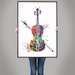 Violin Music Instrument Watercolor Art Print Wall Art Poster Music Art ...