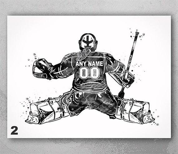 Hockey Goalie Drawings