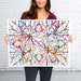 Neural Connections Watercolor Print Abstract Medical Art Science ...