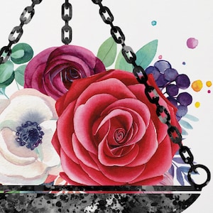 Scales of Justice Watercolor Print Floral Lawyer Gift Attorney Lawyer ...