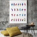 Sign Language Alphabet Watercolor Print American Sign Language Hand ...