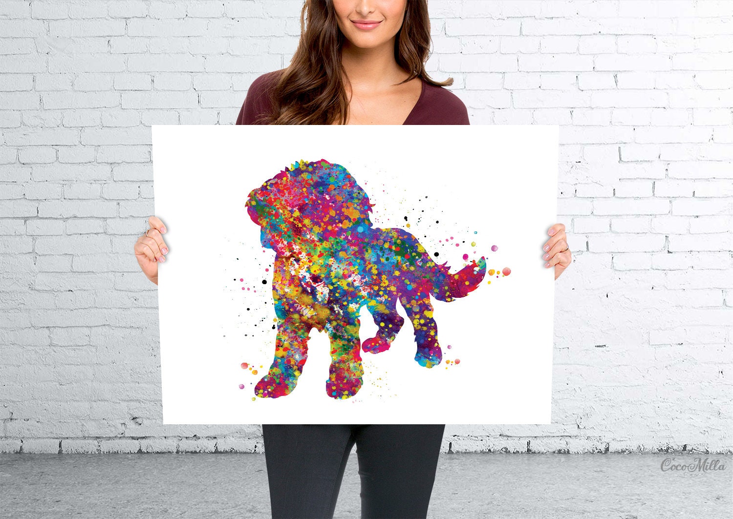 Cavapoo Dog Watercolor Cavoodle Print Dog Art Custom Dog | Etsy UK