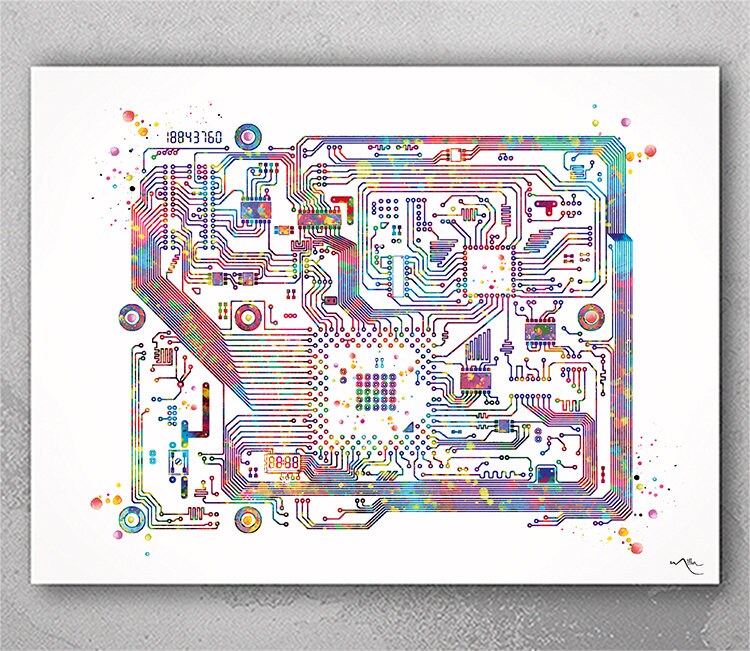 Computer Chip Art