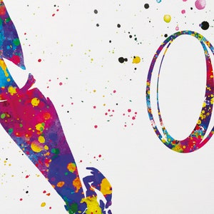 Rugby Player Personelized Watercolor Print Male Rugby Gift Rugby ...