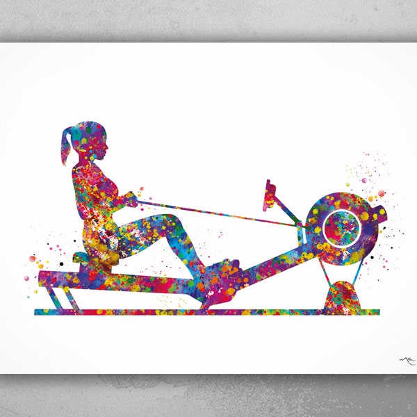 Rowing Art Print - Etsy