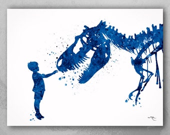Blue T Rex | Etsy