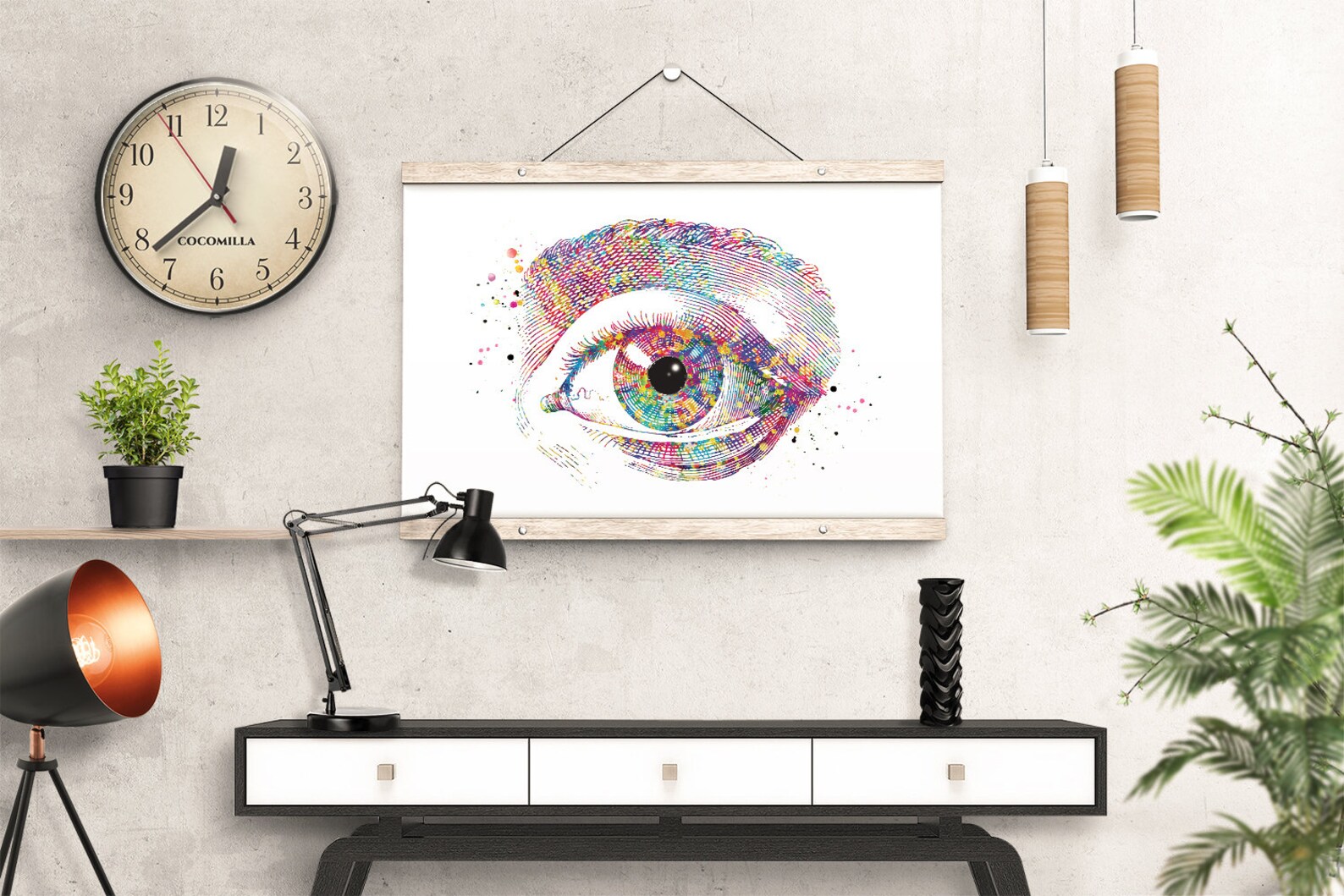 Human Eye Watercolor Print Optometrist Gift Optician Poster | Etsy UK