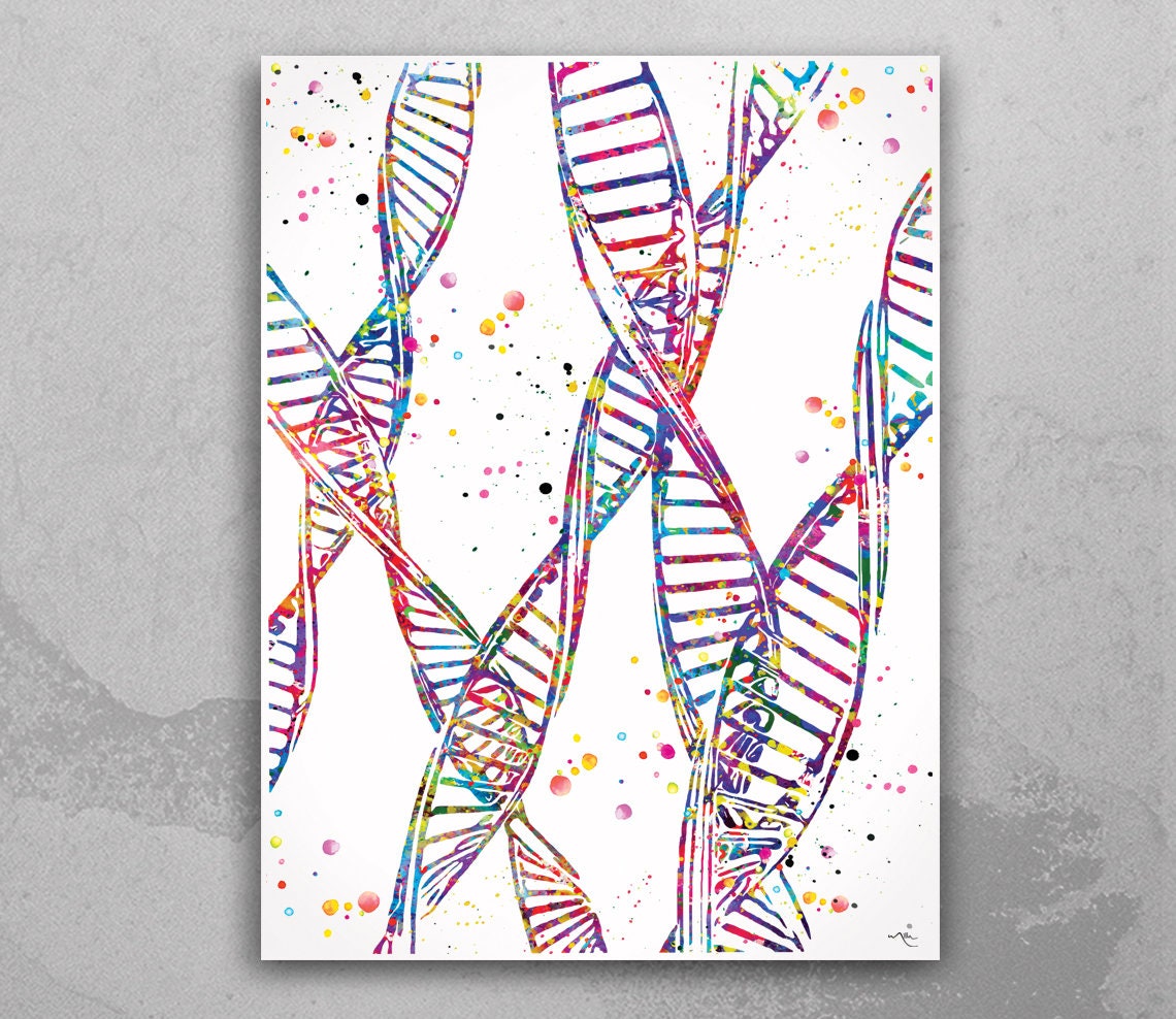 Dna Molecule Art