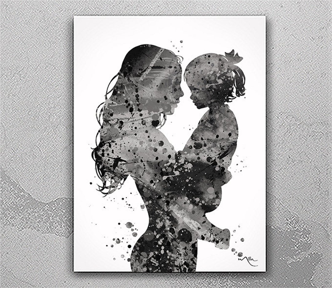 Mother And Baby Drawings For Kids