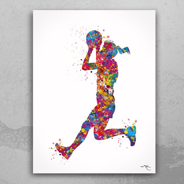 Netball Print Art - Etsy